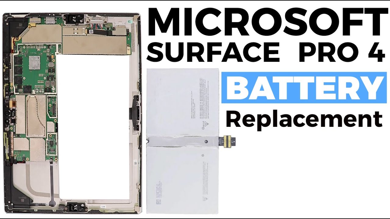 Surface Pro 4 Battery Replacement Service Laptop Repair World