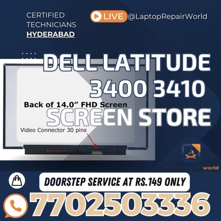 Dell Latitude 7490 Screen Replacement - Doorstep Service in Hyderabad